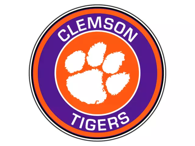 Clemson Tigers Emblem Logo Waterproof Sticker Phone Decal Water Bottle ...