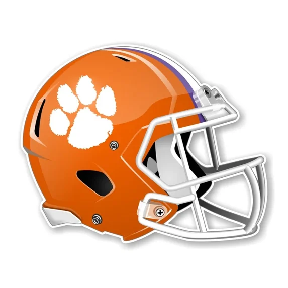 Clemson Tigers Football Sticker Phone Decal Water Bottle Stickers Car ...