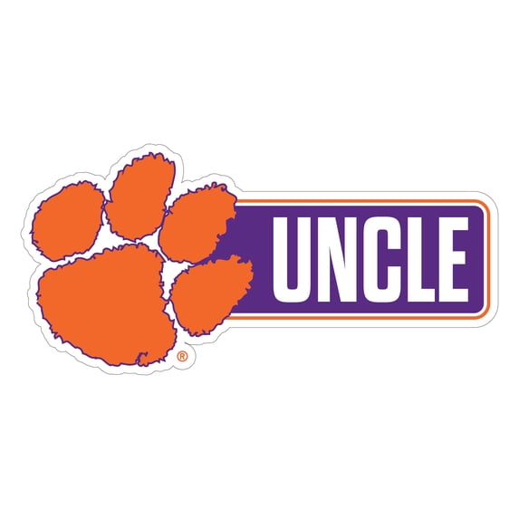 Clemson Tigers Proud Uncle Die Cut Decal Officially Licensed Collegiate ...