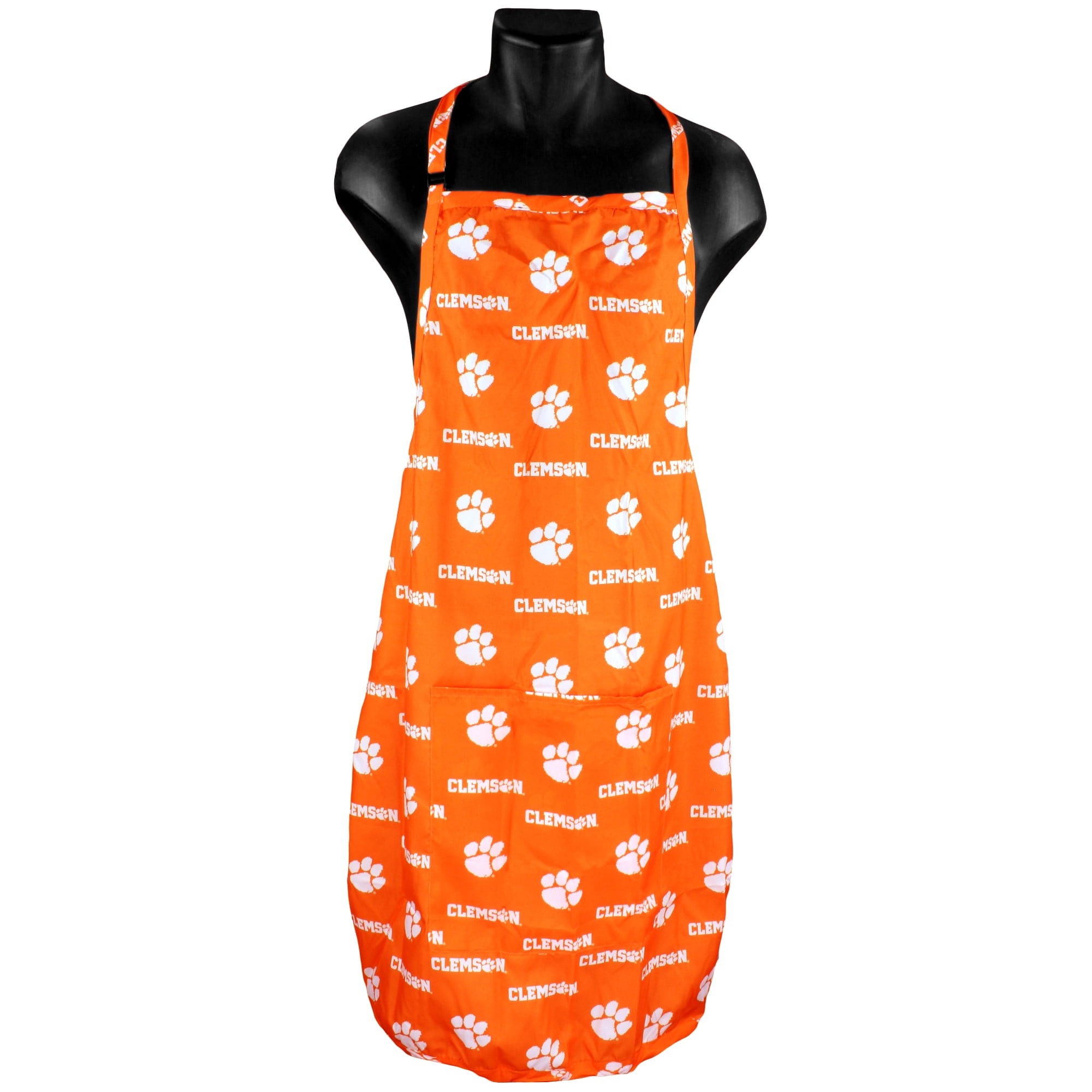 Clemson Tigers Tailgating or Grilling Apron With 9" Pocket, Fully ...