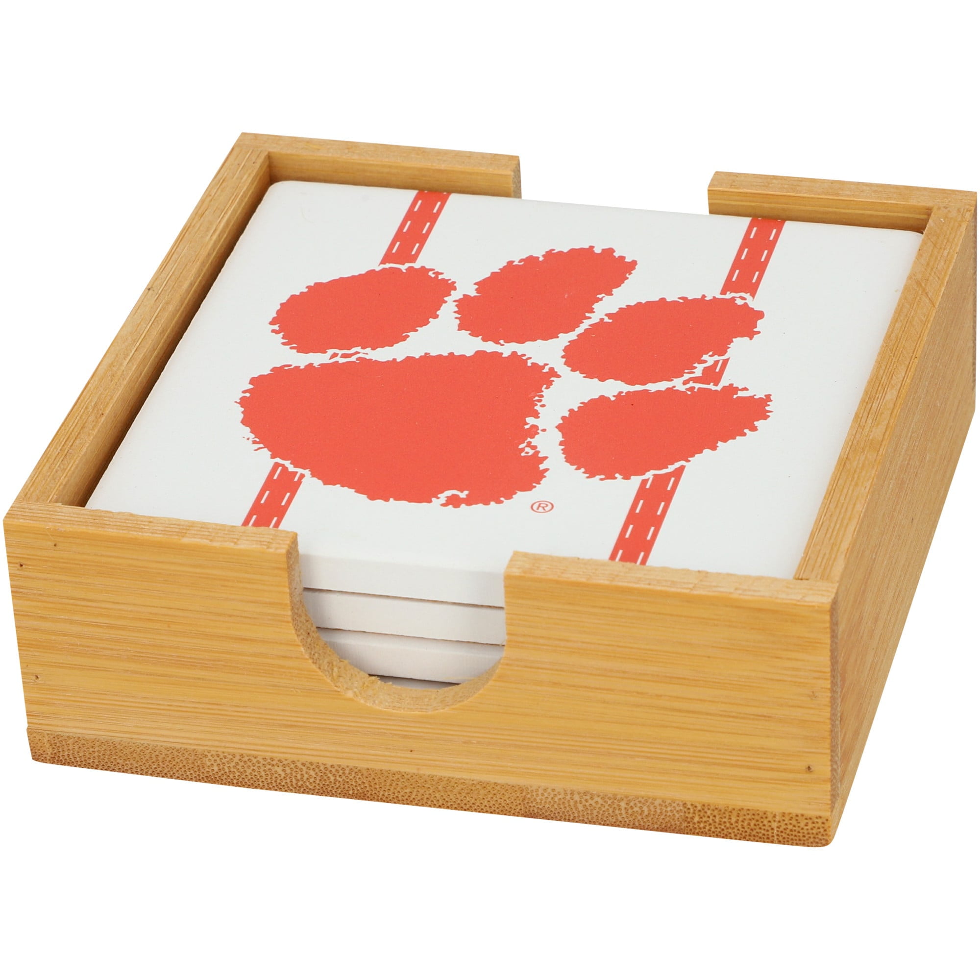 Clemson Tigers Team Uniform Coaster Set - Walmart.com