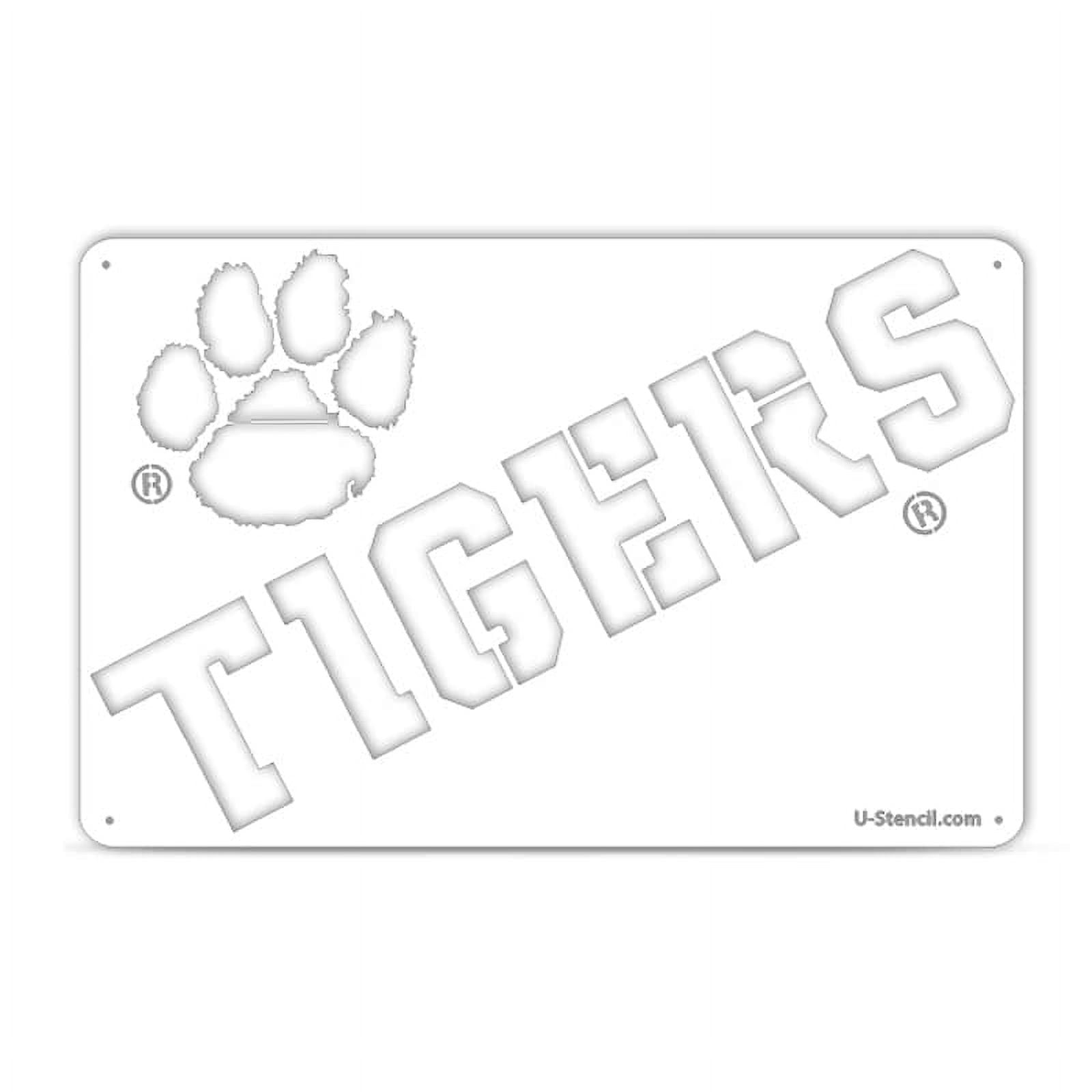 Clemson Tigers Wordmark Tailgater Stencil - Walmart.com