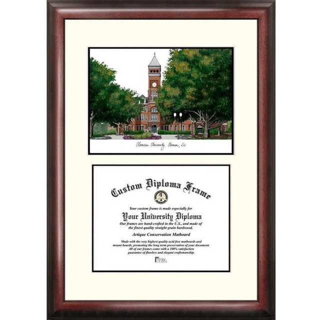 Clemson University 8.5" x 11" Scholar Diploma Frame - Walmart.com