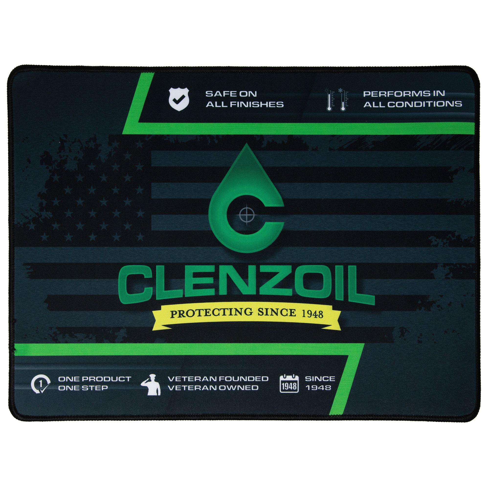 Clenzoil Gun Cleaning Mat - Water-Resistant Mat for Gun Maintenance ...