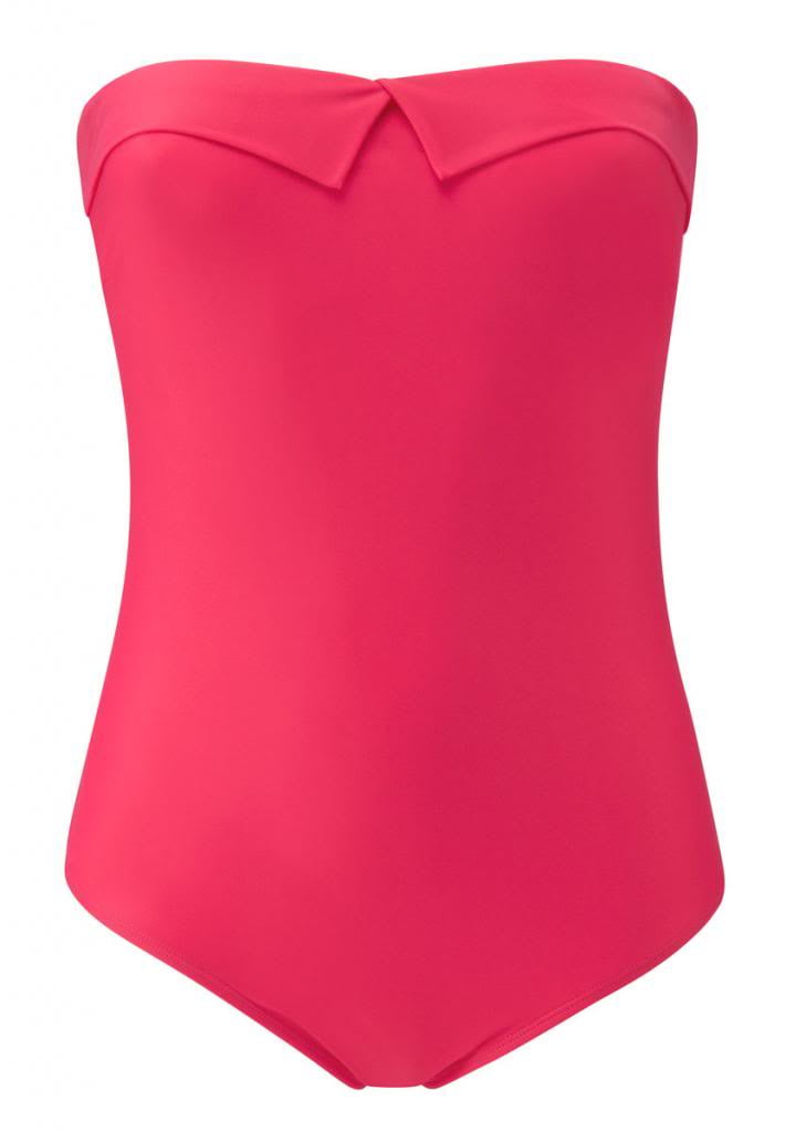 Cleo By Panache Swimwear Dolly U/W Bandeau Swimsuit Strawberry CW0020 ...