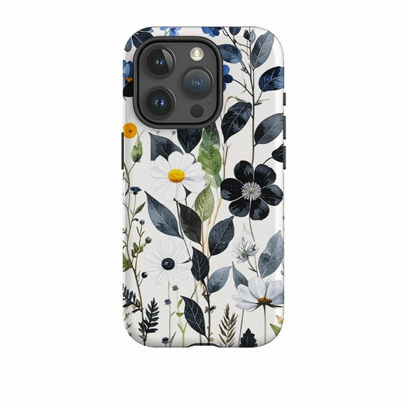 Cleo Floral Phone Case Compatible with iPhone 11 to 16 Pro Max ...