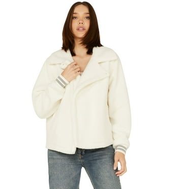 Terra & Sky Women's Plus Size Full-Zip Faux Sherpa Jacket - Walmart.com