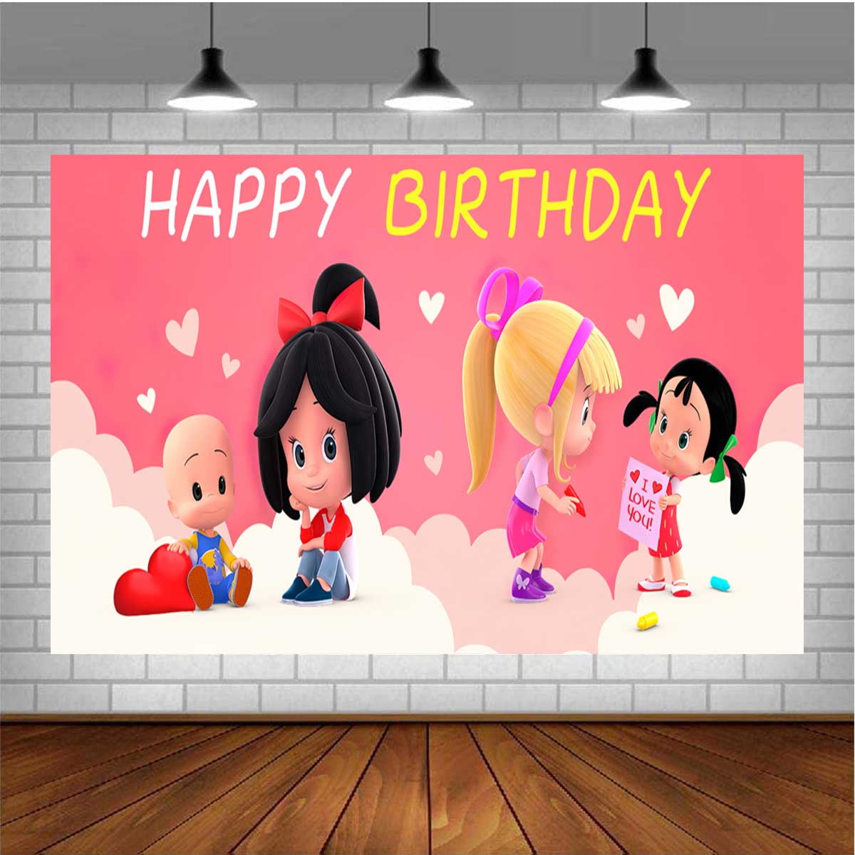 Cleo and Cuquin Post Wall Decor Birthday Banner Backdrop Background ...