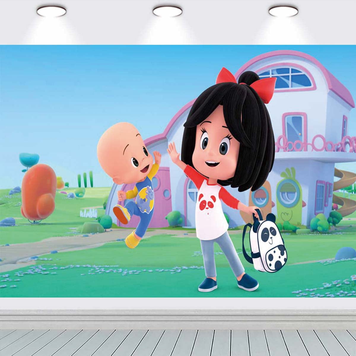 Cleo and Cuquin Party Supplies Backdrop Banner Poster Birthday ...