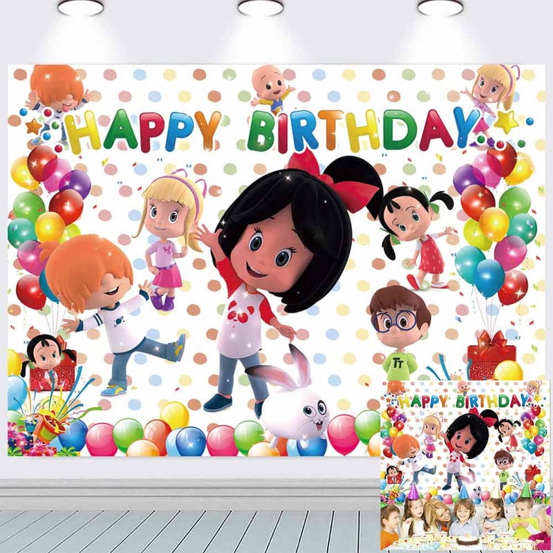 Cleo and Cuquin Party Supplies Background Backdrop Taspestry Banner ...