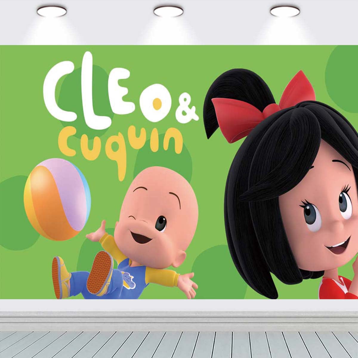 Cleo and Cuquin Party Supplies Background Backdrop Taspestry Banner ...