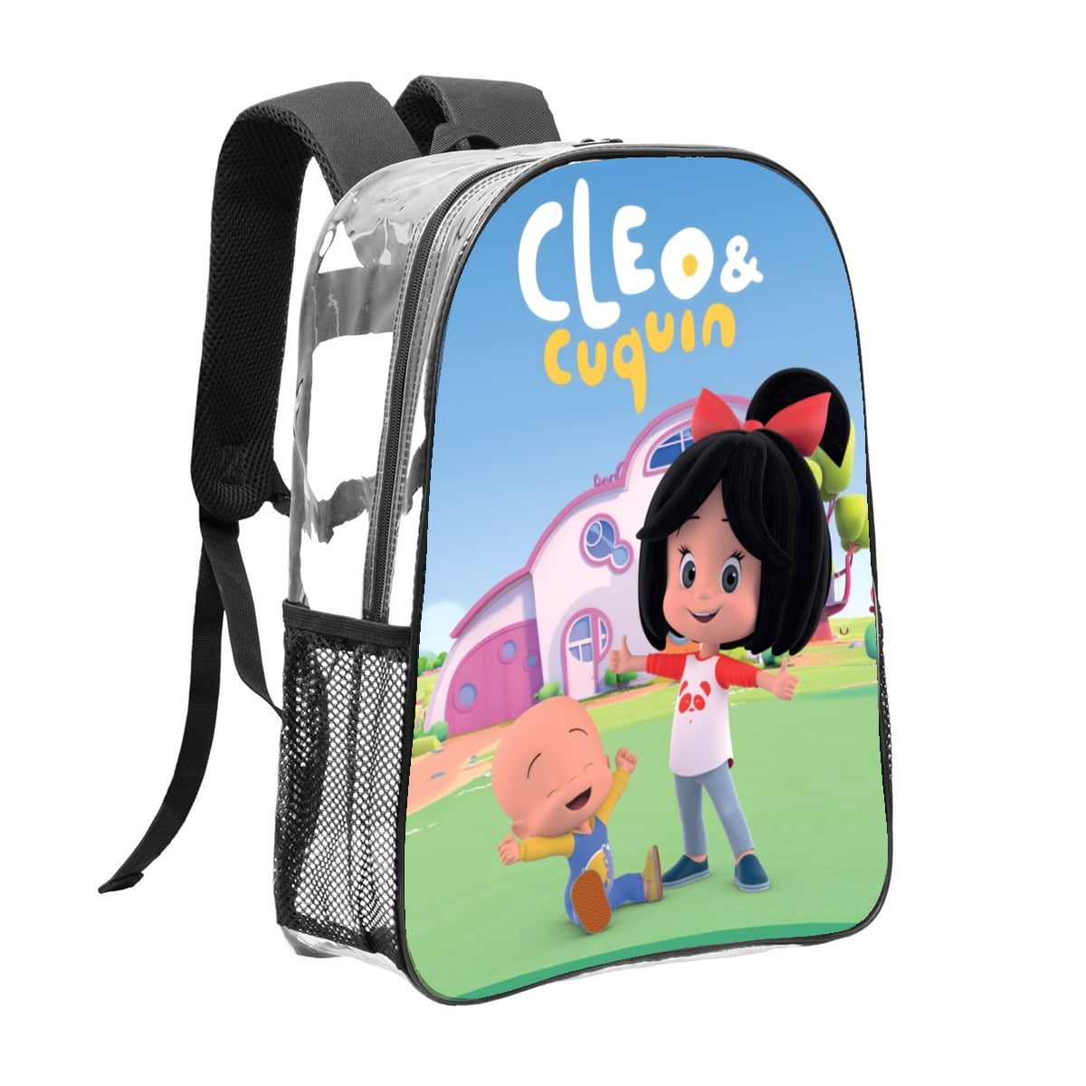 Cleo and Cuquin-theme Clear Backpack Heavy Duty Transparent Bag See ...