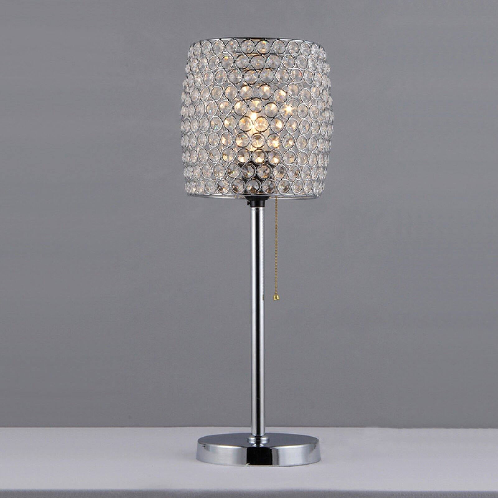 Cleopatra 1-light Crystal Table Lamp - Walmart.com