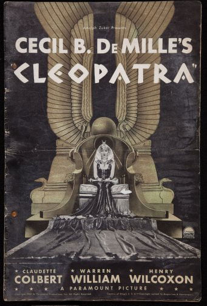 Cleopatra Poster Entertainment Decor 27Inx40In Poster 27x40 Unframed ...