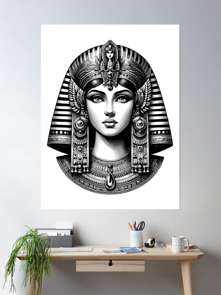 Cleopatra The Queens Poster Wall Art, Modern Wall Decor For Living Room ...