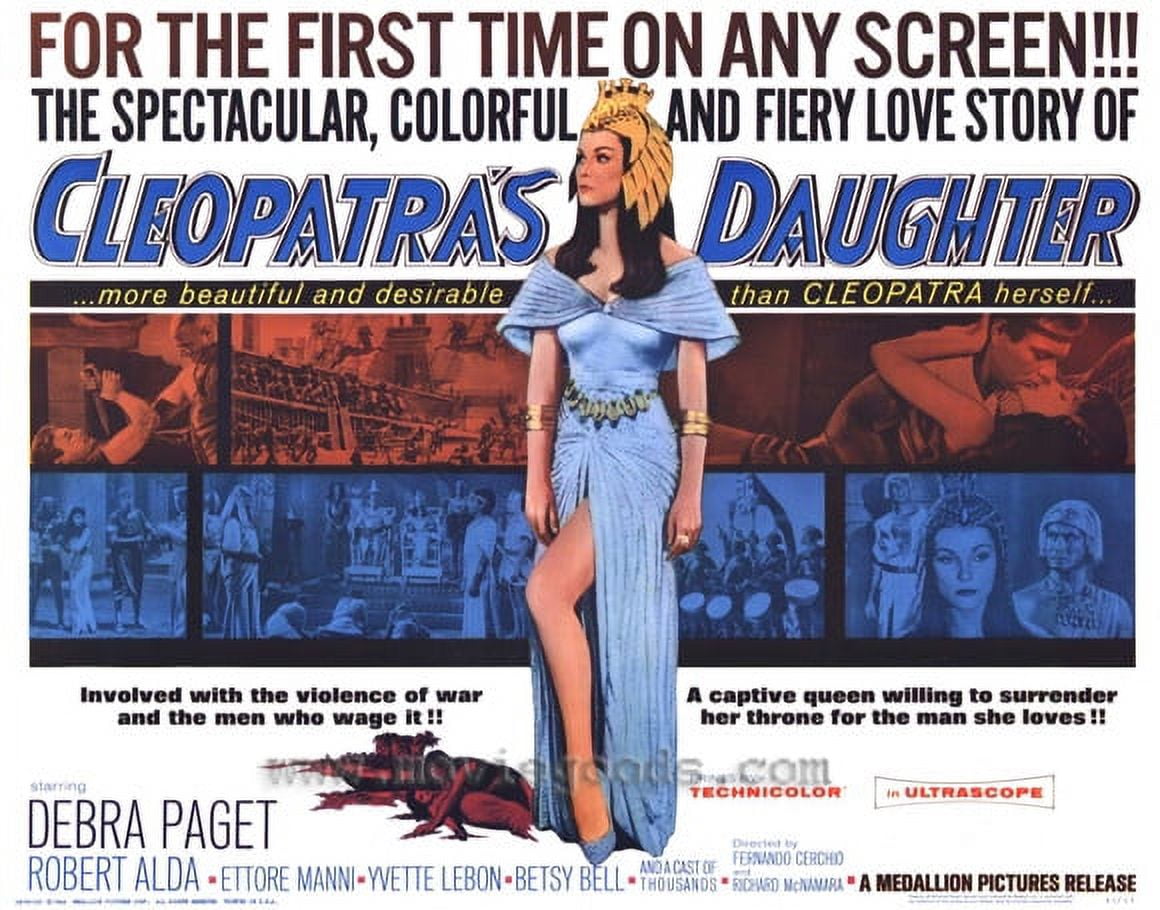 Cleopatra's Daughter - movie POSTER (Style B) (27" x 40") (1963 ...
