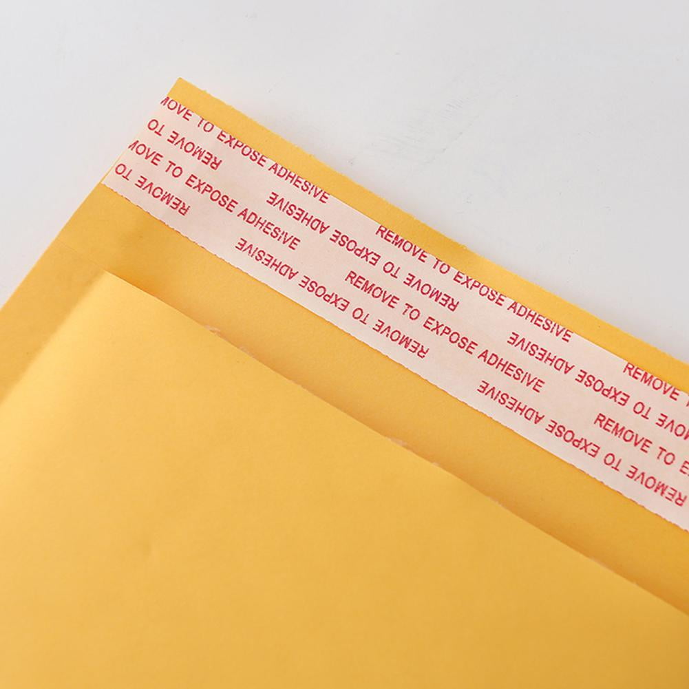 Clerance! 10pcs Yellow Kraft Bubble Mailers Padded Envelopes Seal Self ...