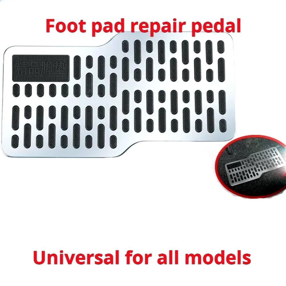 Clerance! 2024 New Stainless Car Floor Carpet Mat Heel Plate Foot Rest ...
