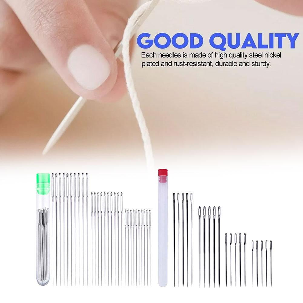 Clerance! 2030 Large Eye Stitching Needles Sewing Needles Big Hand ...