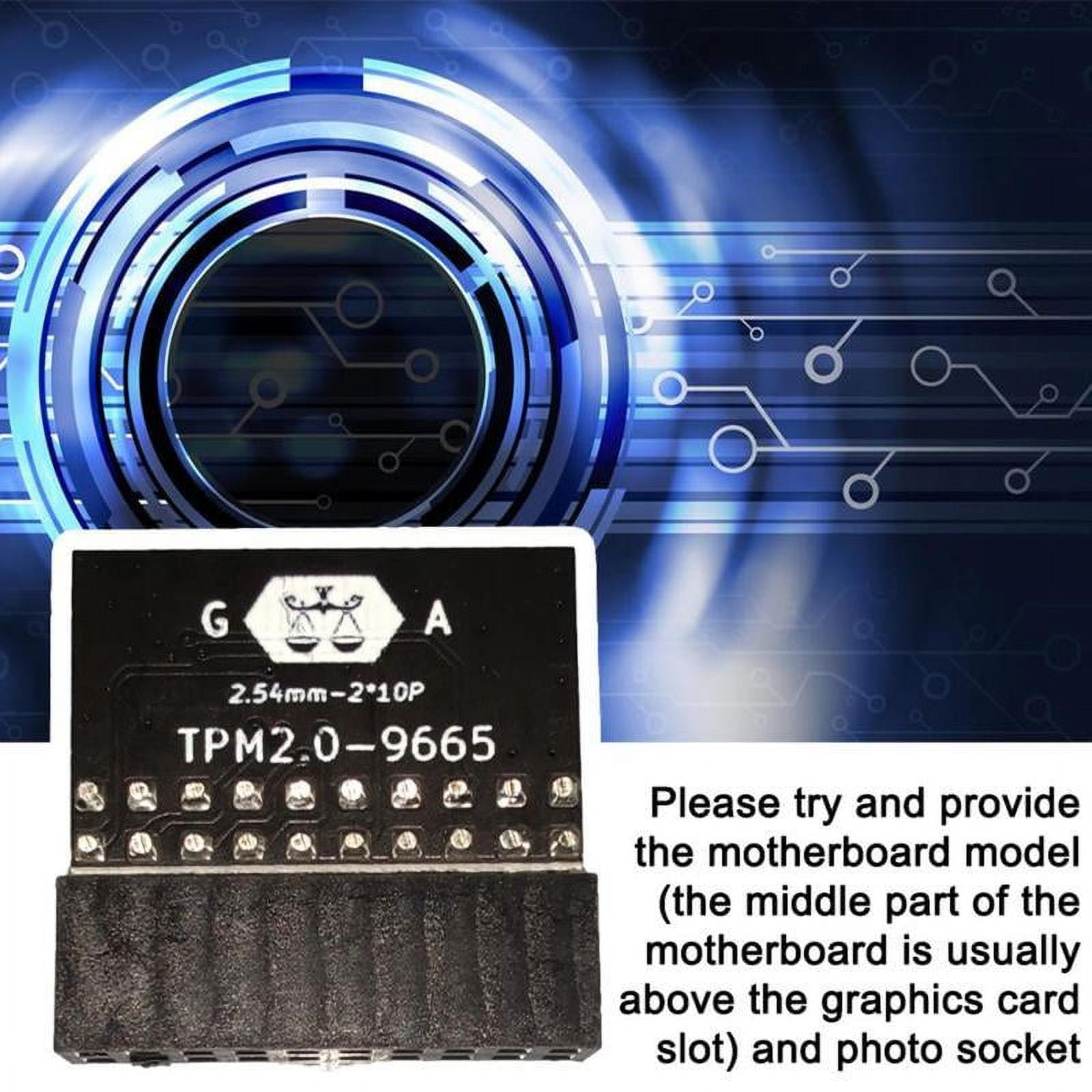 Clerance! 20pin ASUS TPML R20Gigabyte GCTPM20 Compatible Module Platform Trust BEST - Walmart.com