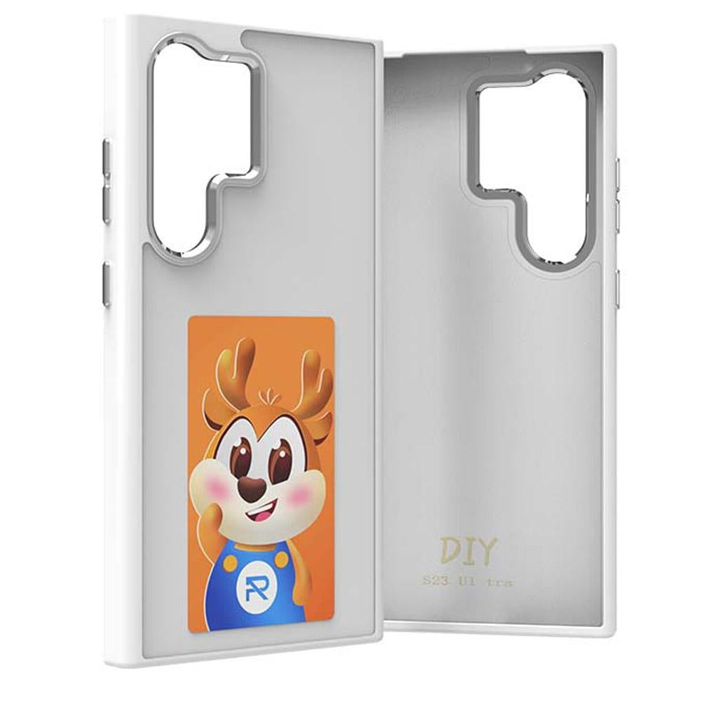 Clerance! 23 White Color Ink Screen Phone Case For Samsung S24ultra ...