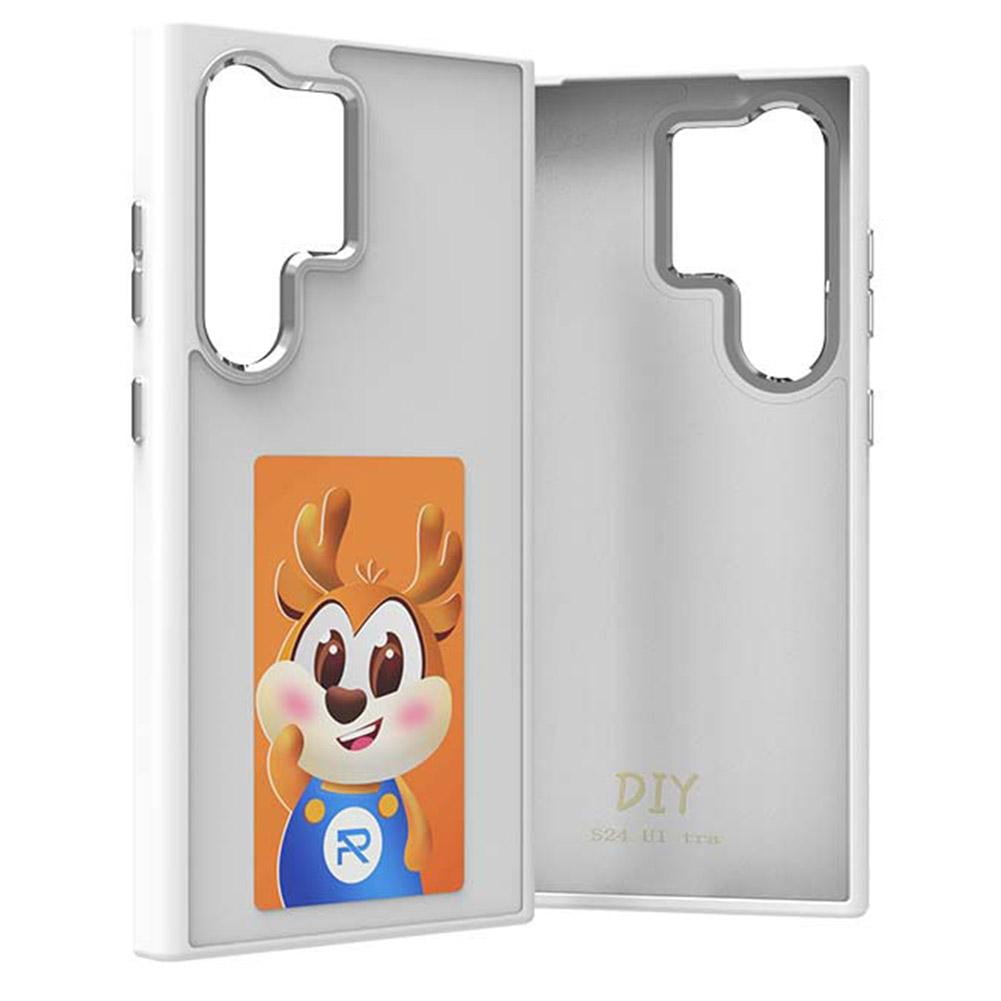 Clerance! 24 White Color Ink Screen Phone Case For Samsung S24ultra ...