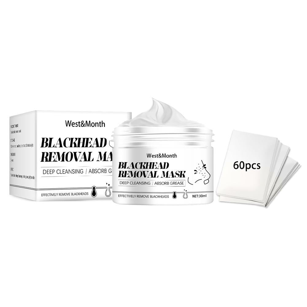 Clerance! 30g + 60 Pieces Of Black Head Nasal Membrane Cleansing Powder ...