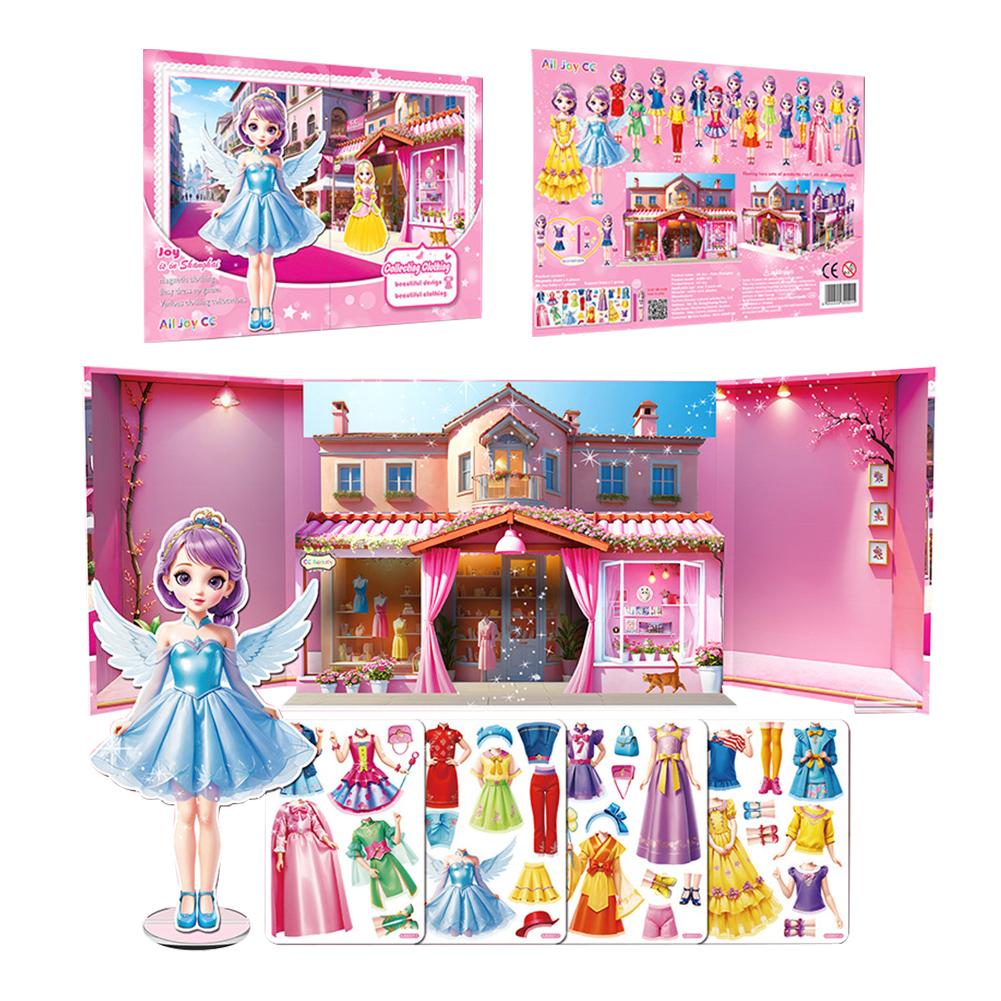 Clerance! 3d Magnetic Quiet Book (Shanghai Station) 3d Scene Princess ...