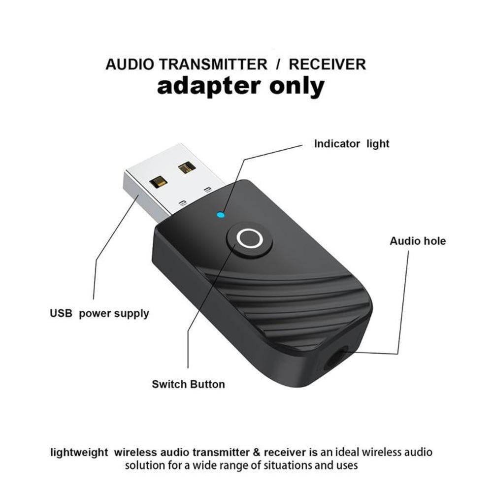 Clerance! 3in1 USB Bluetooth 50 Audio Transmitter Receiver Adapter MP3 ...