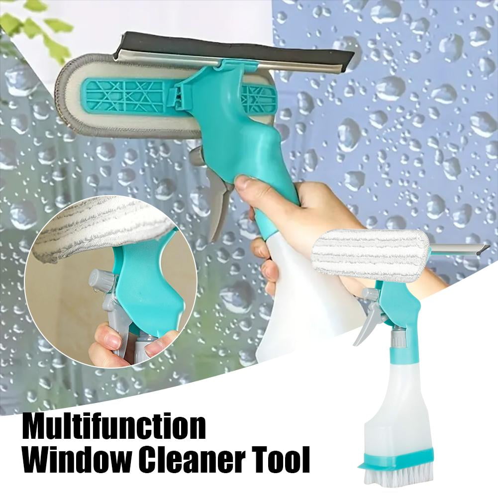 Clerance! 4 in 1 Glass Cleaner Set 250ml Sprayer Wipe Stains Scrape ...