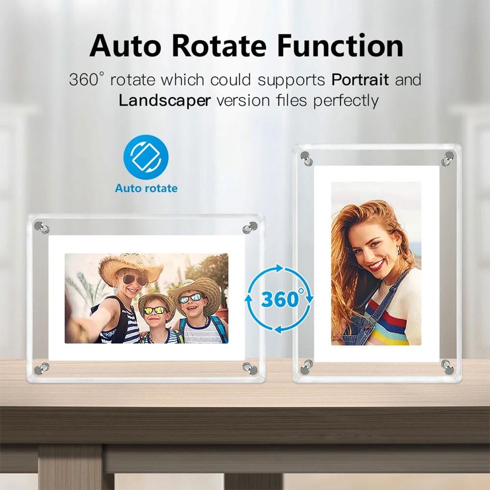 Clerance! 5inch Acrylic Picture Motion Frame Cuttest Gift - Walmart.com