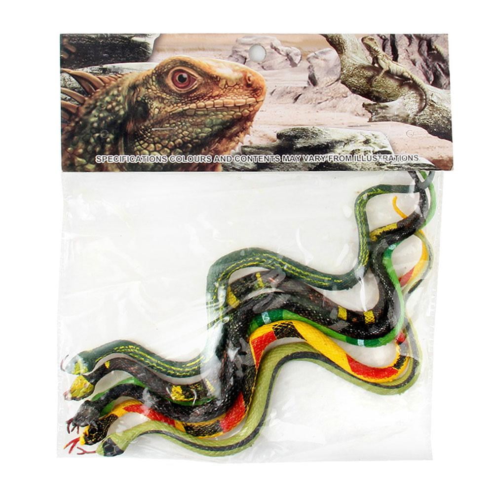 Clerance! 6 Snakes Children'S Simulation Reptile Forest Animal Model ...