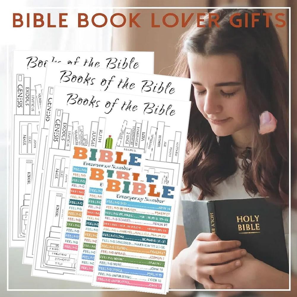 Clerance! 8 Pack Books of The Bible Sticker Books of The Bible Book ...