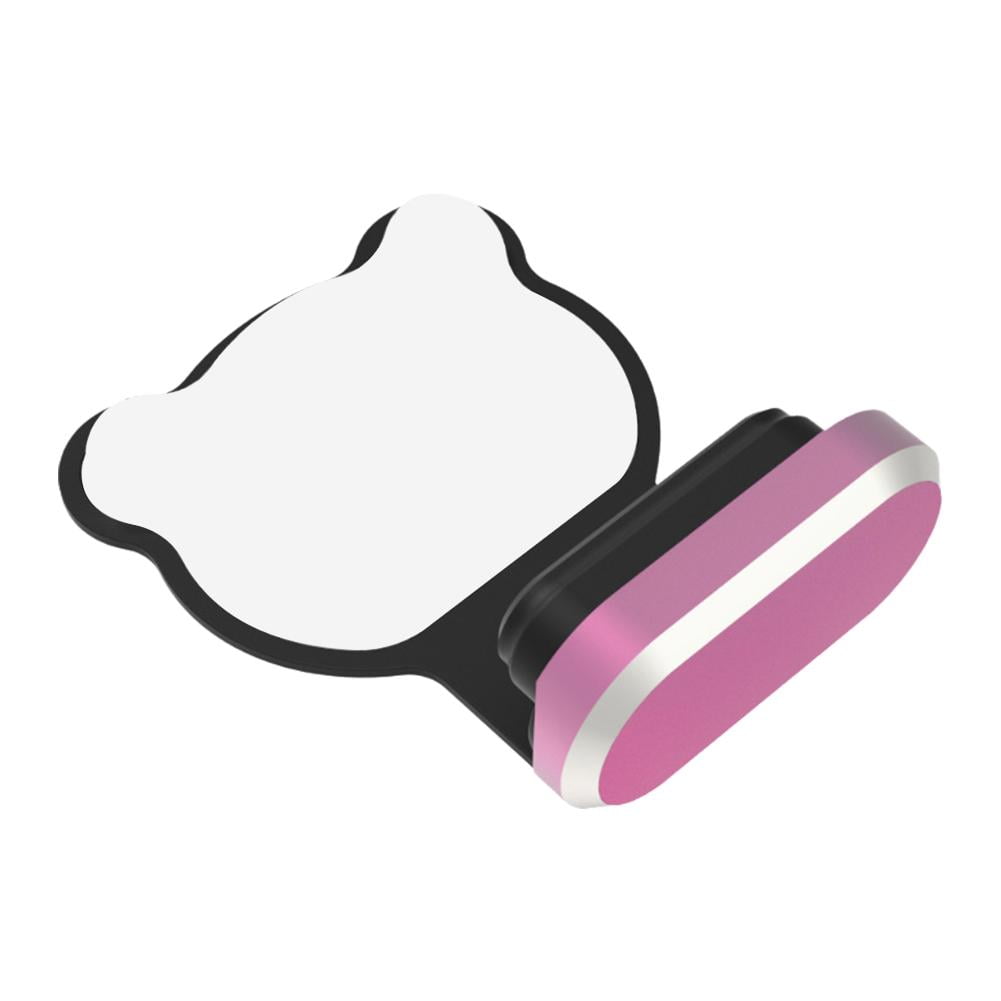BQLQBQLQ Bear Model - Rose Red Alloy Mobile Phone Dust Plug Suitable ...