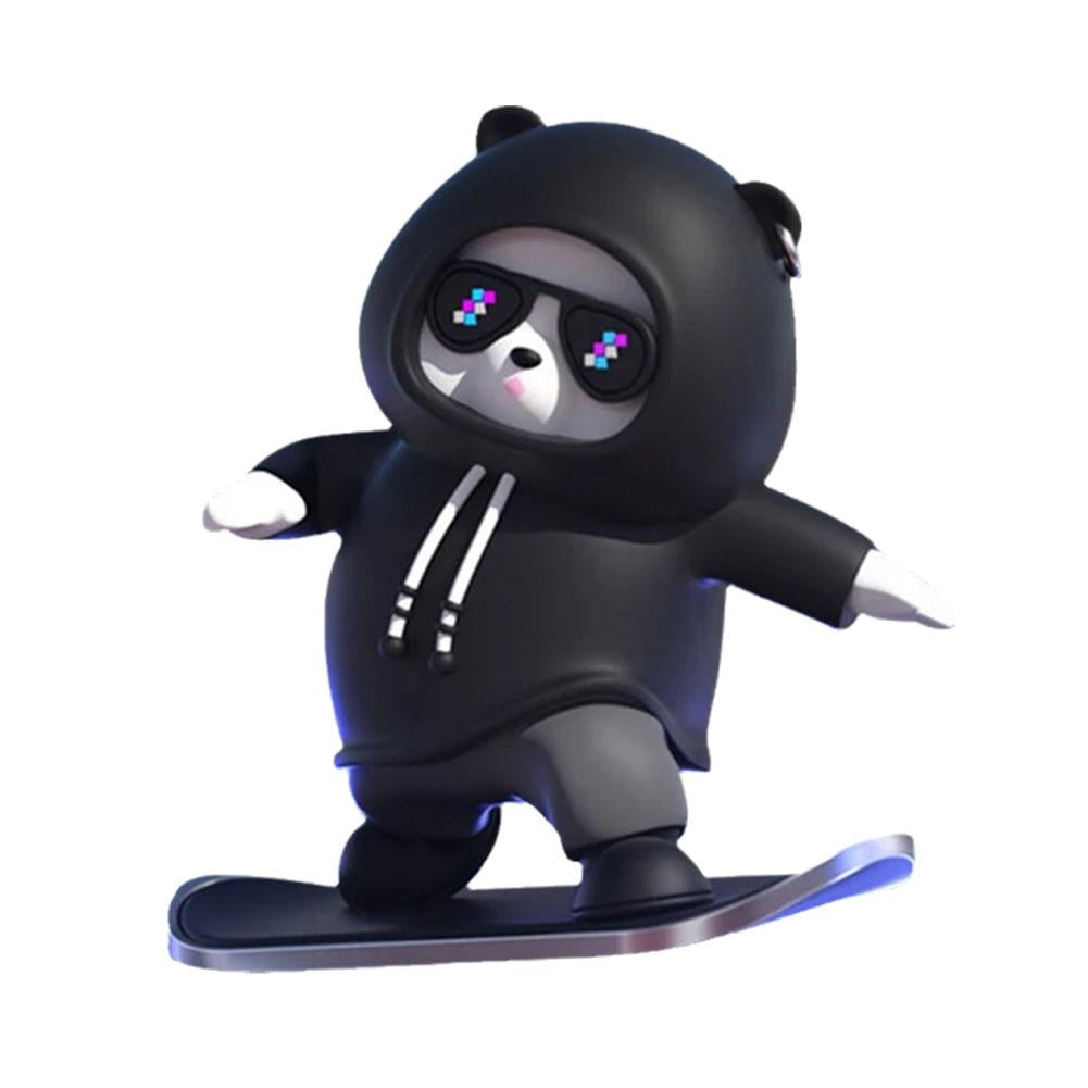 Clerance! Black Car Ornaments Cartoon Bear Doll Doll Center Console ...