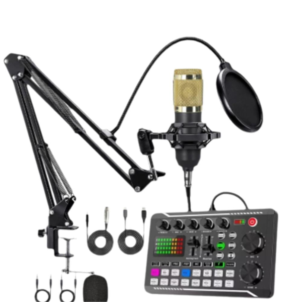 Clerance!Bm800+F998 Set Condenser Microphone Microphone F998 Sound Card ...