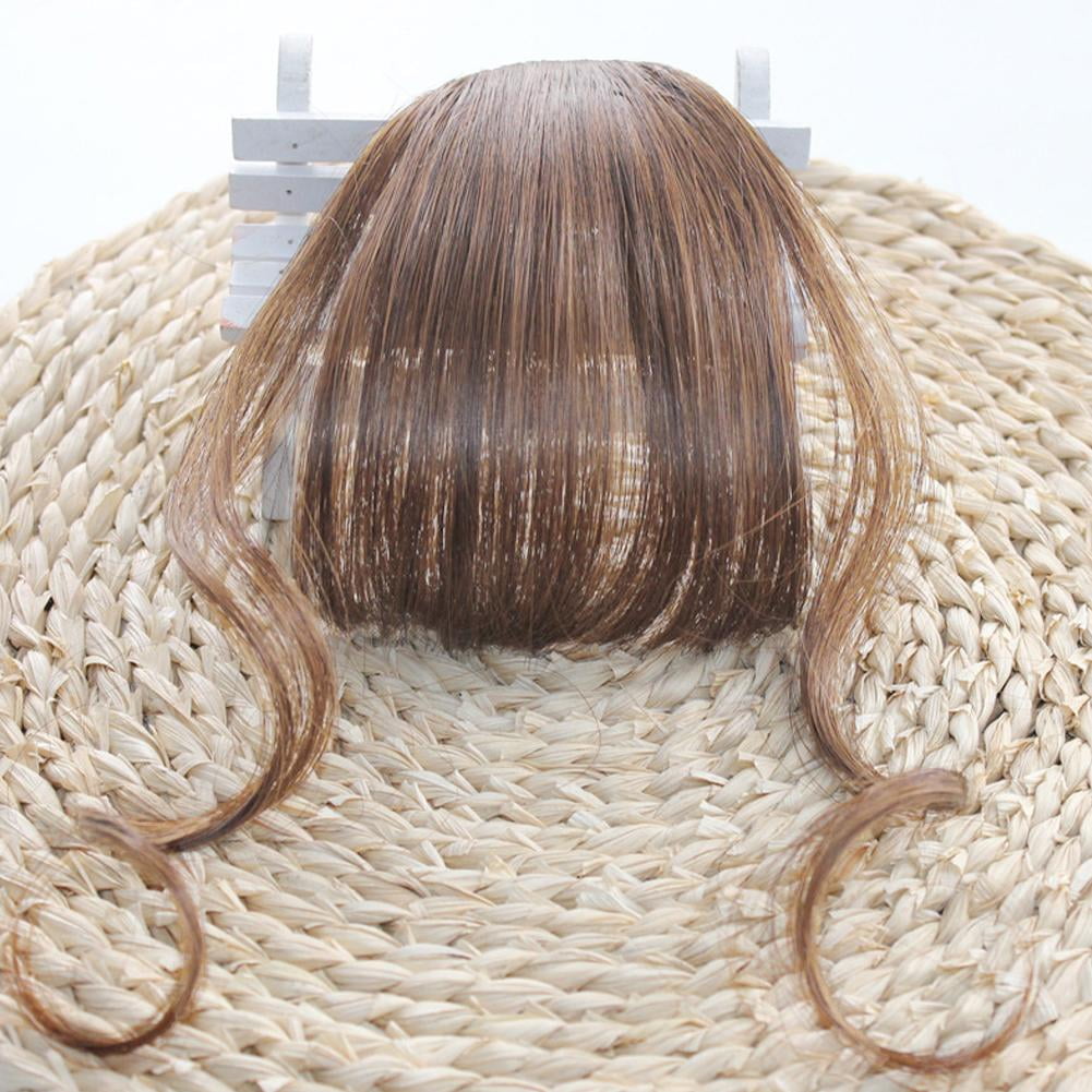 Clerance! Curly Sideburns Light Brown Curly Sideburns Air Bangs Wig ...