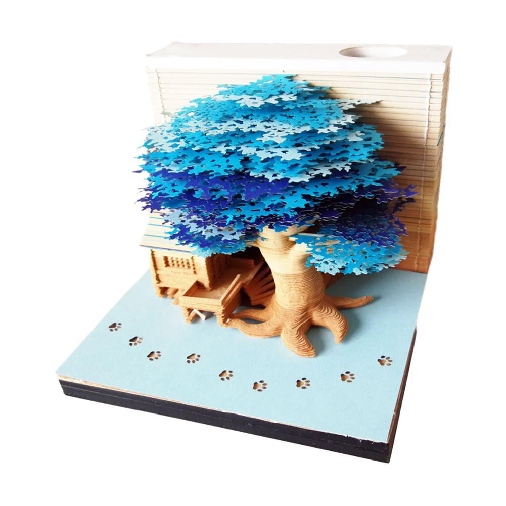 Clerance! English Version Classic Tree House Blue With Light Three ...