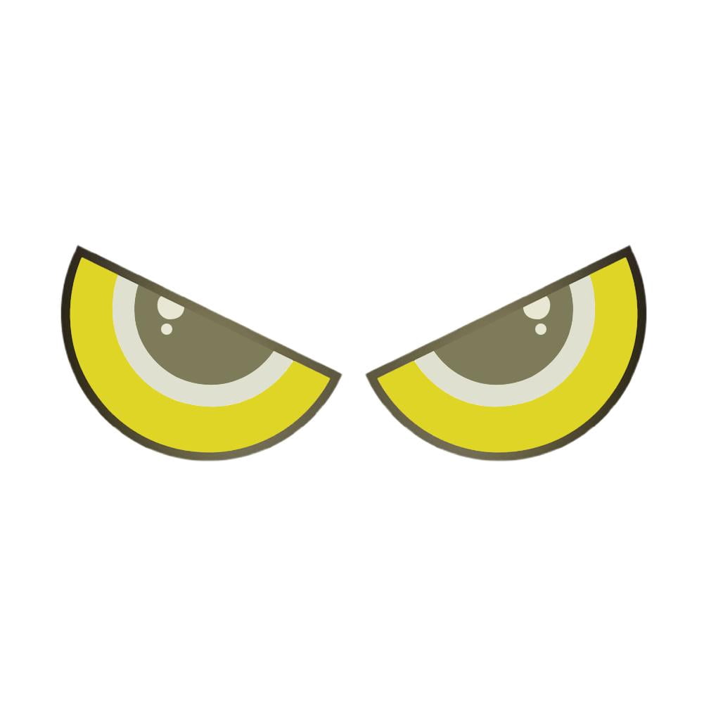 Clerance! F Electric Car Reflective Stickers Devil Eyes Decoration Car ...