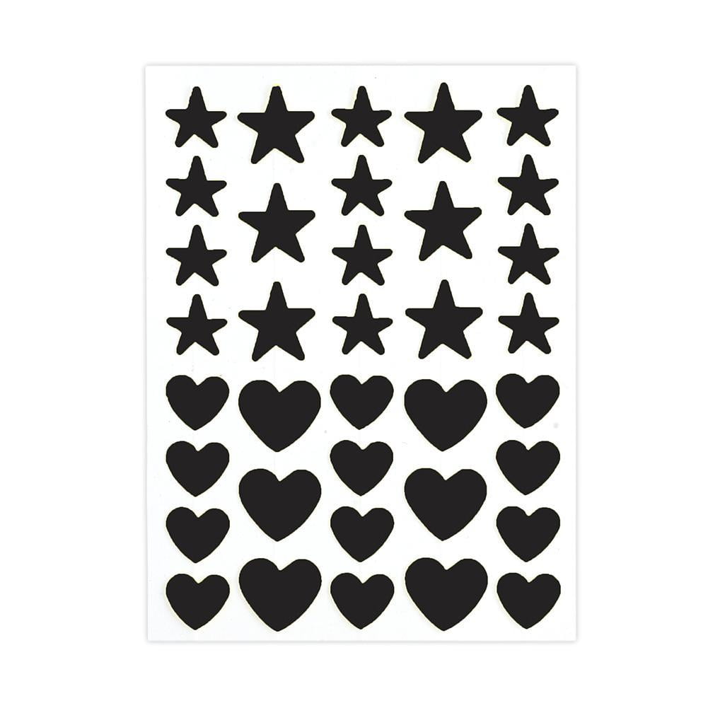 Clerance! Fukeninni Yes 36 Grain Hearts And Stars Combined Black Color ...