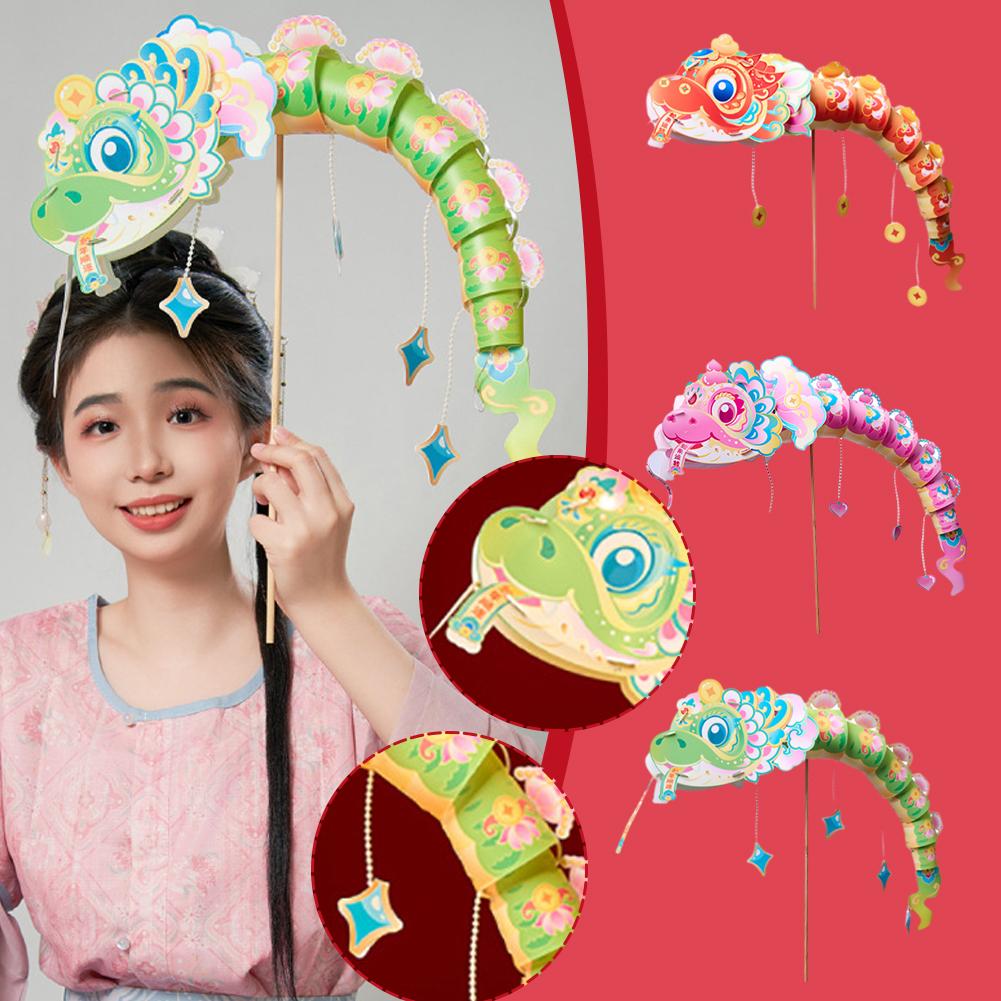 Clerance! Good Lu DIY snake lantern Chinese Style Lantern Lamp Kids Hot ...