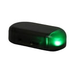 Clerance! Green Car Solar Warning Light Simulated Anti-Theft Warning ...
