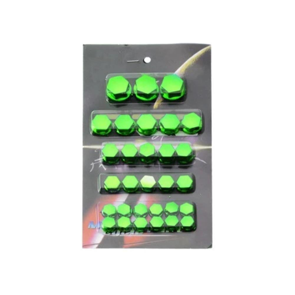 Clerance! Green Motorcycle Modified Parts Head Screw Cover Decorative ...