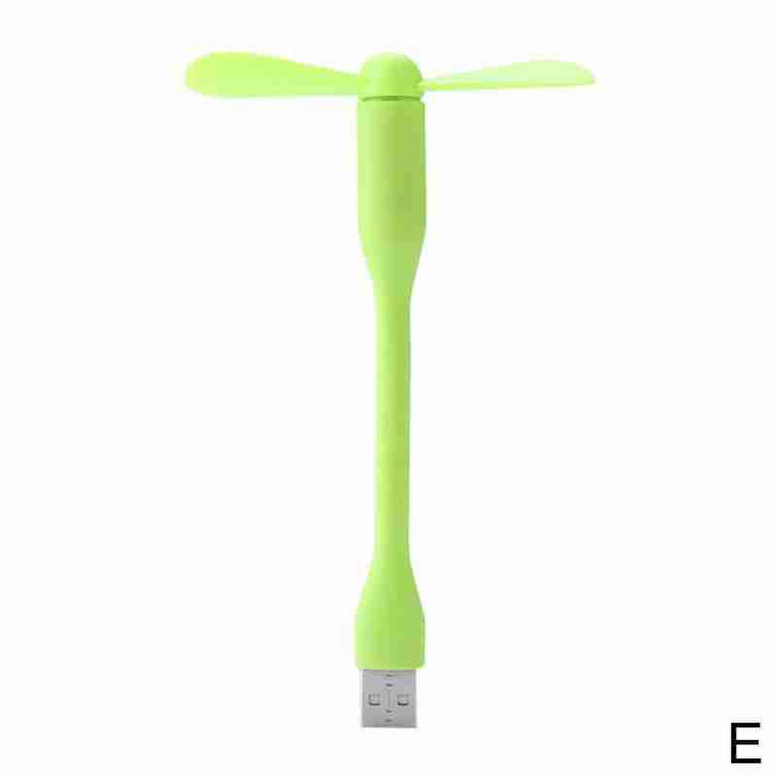 Clerance! Green USB fan power bank laptop small fan mobile power USB ...