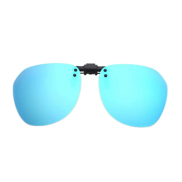 Clerance! Jp1009 Polarized Ice Blue Lens Sunglasses Clip-On Large Frame ...