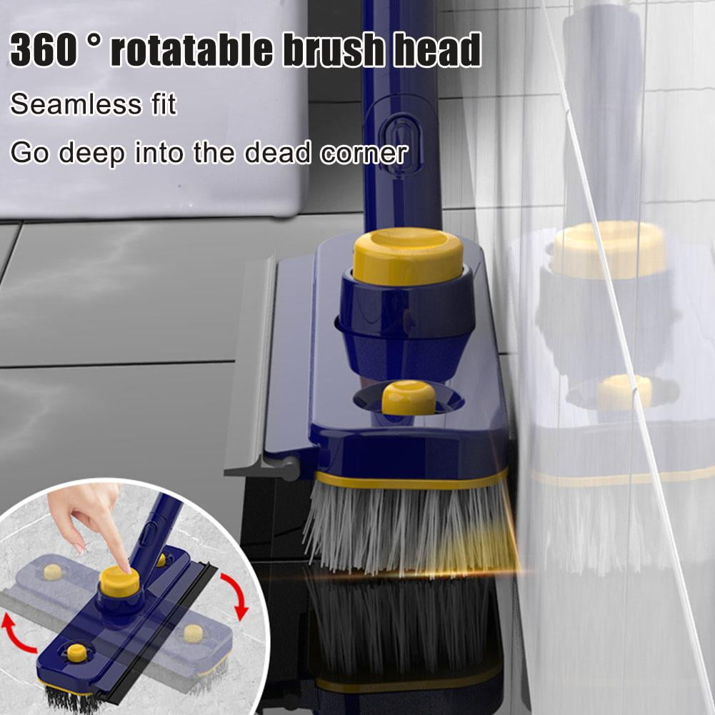 Clerance! Long Handle Cleaning Tile Brush Floor Scrub Broom with Stiff ...