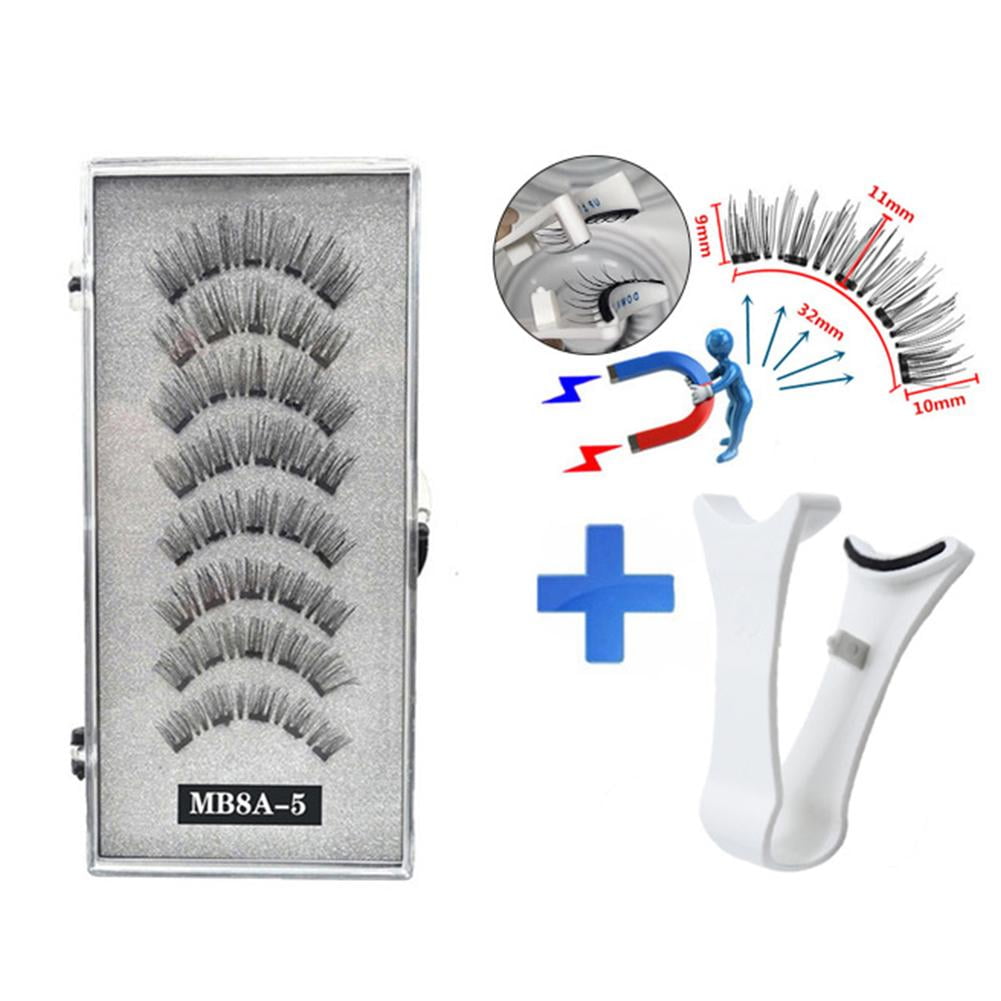 Clerance! Mb8a-5+Eyelashes 5 Magnetic Eyelashes Ma Series 3d Magnetic ...