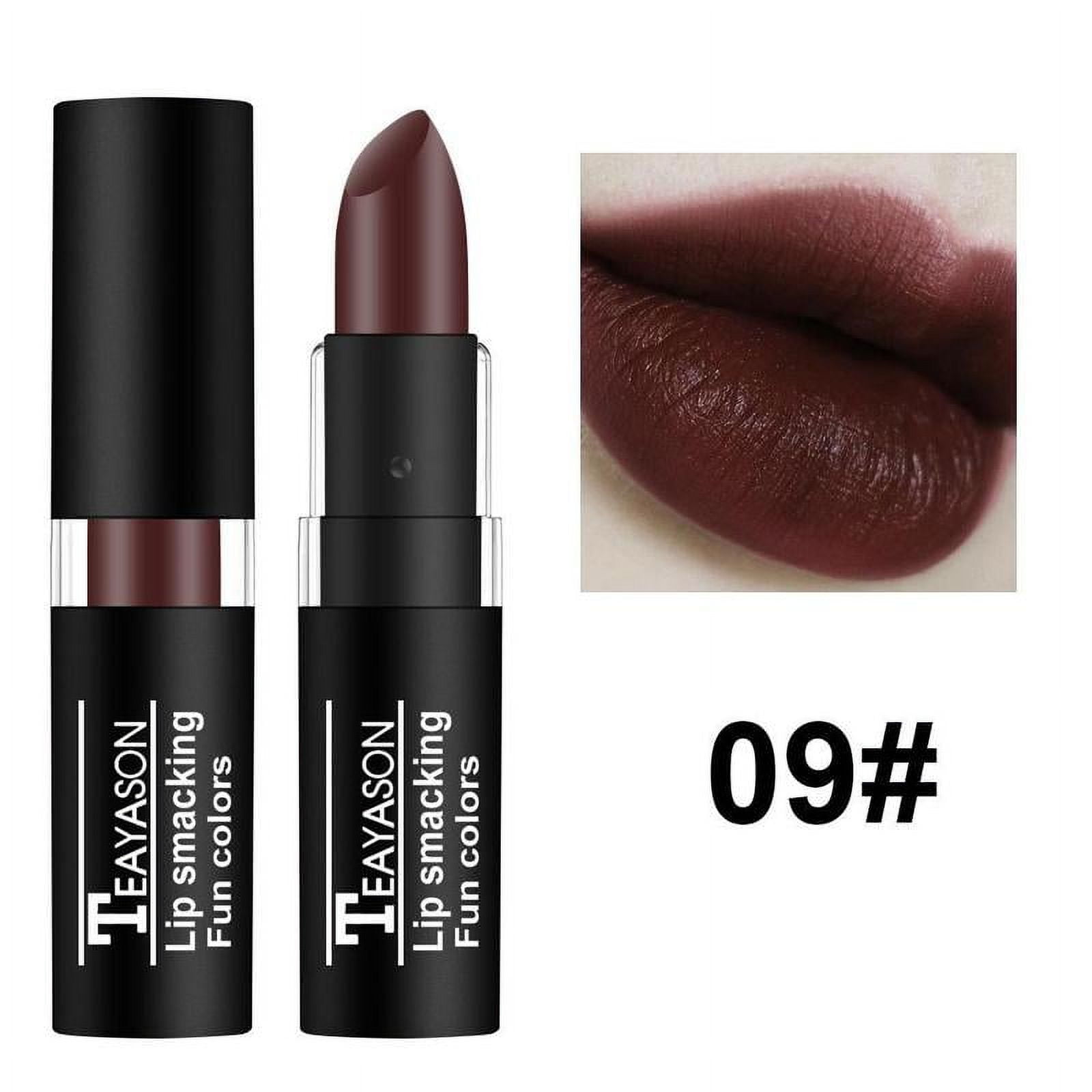 Clerance! No. 9 Teayason Dark Mouth Red White Nude Color Vampire Lip ...