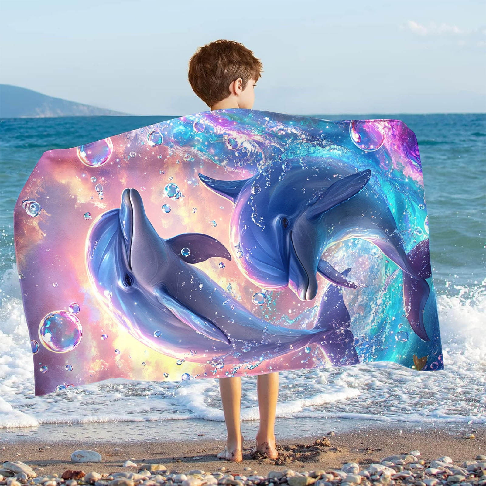 Clerance PEONAVET Turtles Beach Towel for Boys, Cute Ocean Kids Beach ...