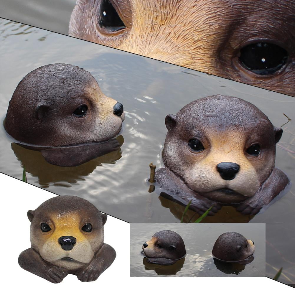 Clerance! PawCasa 2pcs Garden Courtyard Otter Figurine for Dective in ...